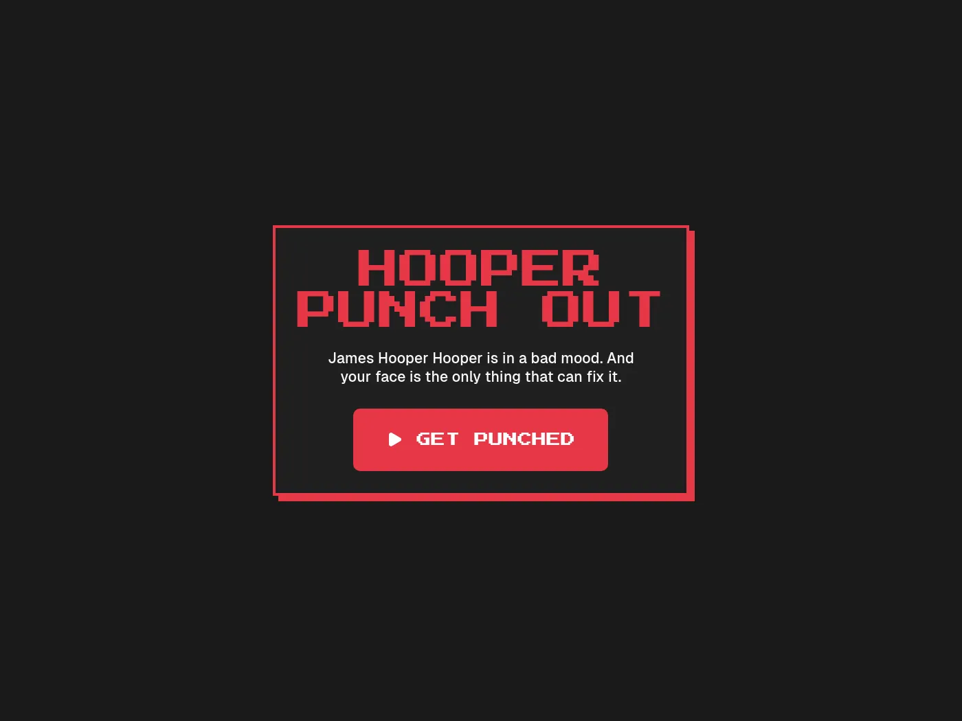Hooper Punch Out