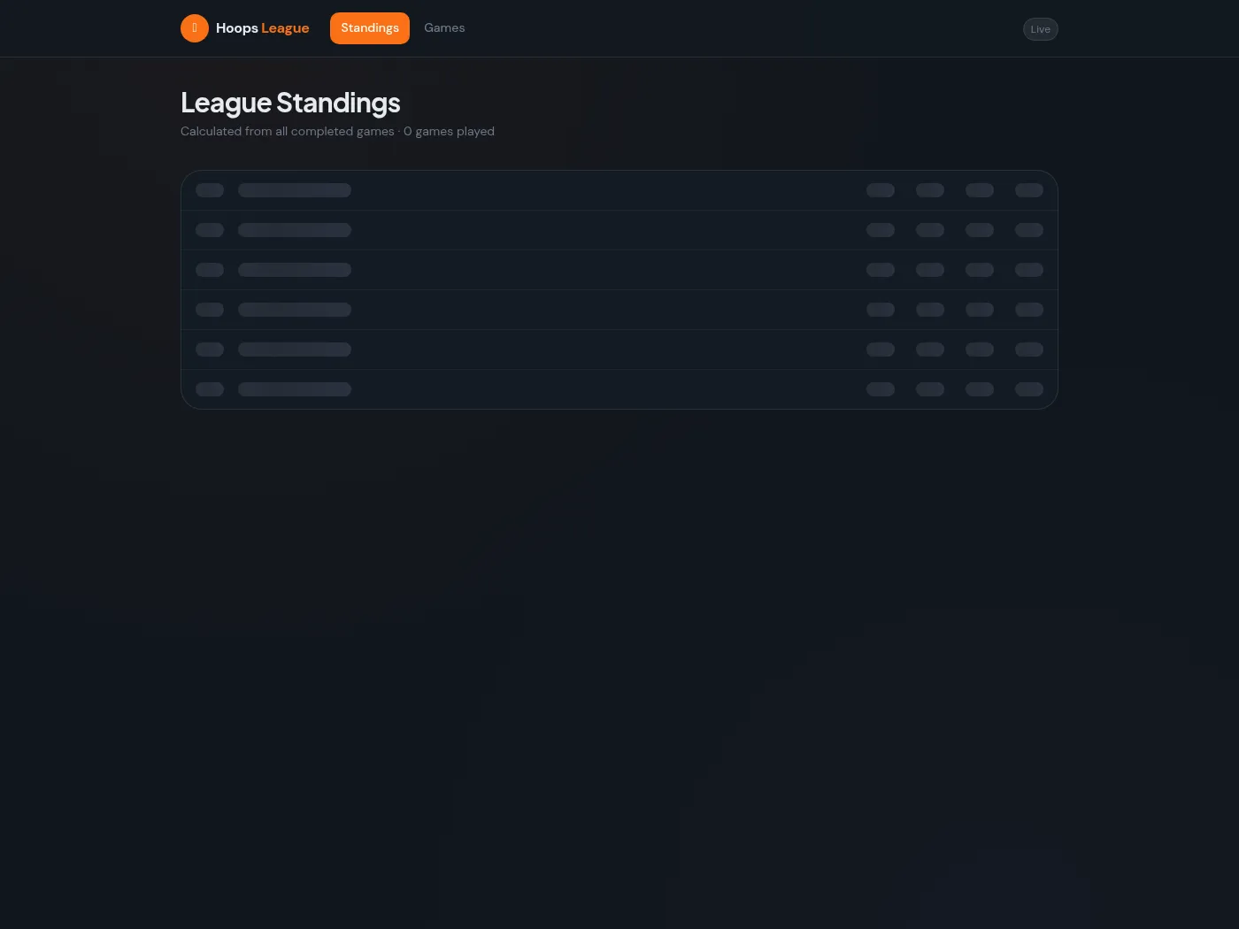 Hoops Scorekeeper Portal