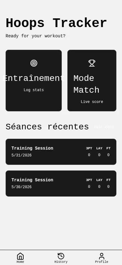 Hoops Tracker