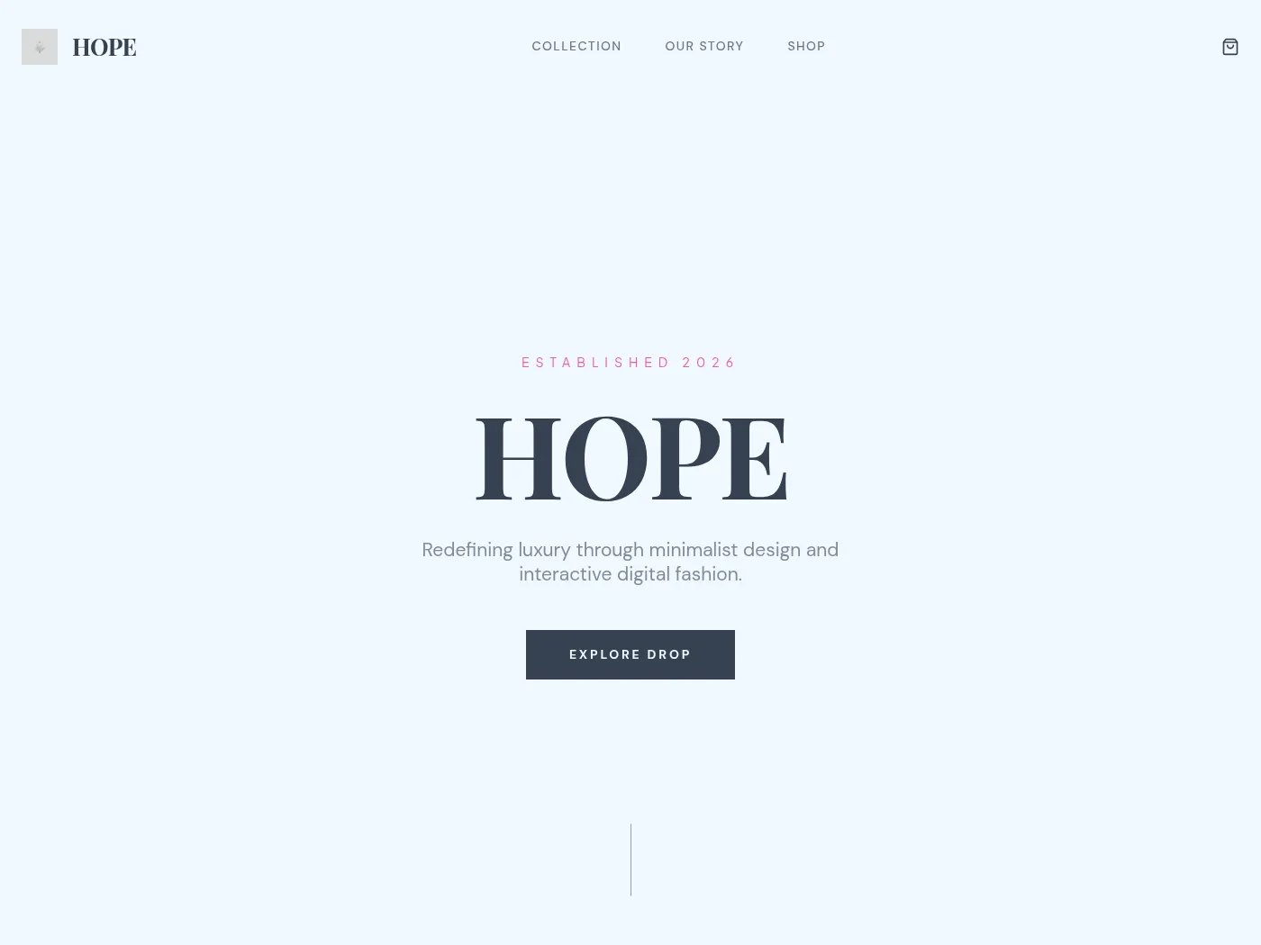 Hope Apparel 3D Site