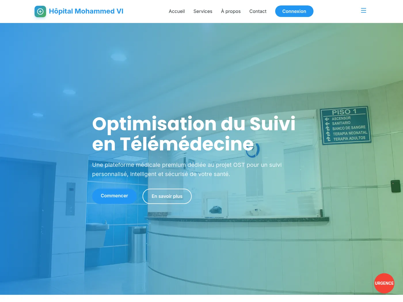 Hôpital Mohammed VI Web