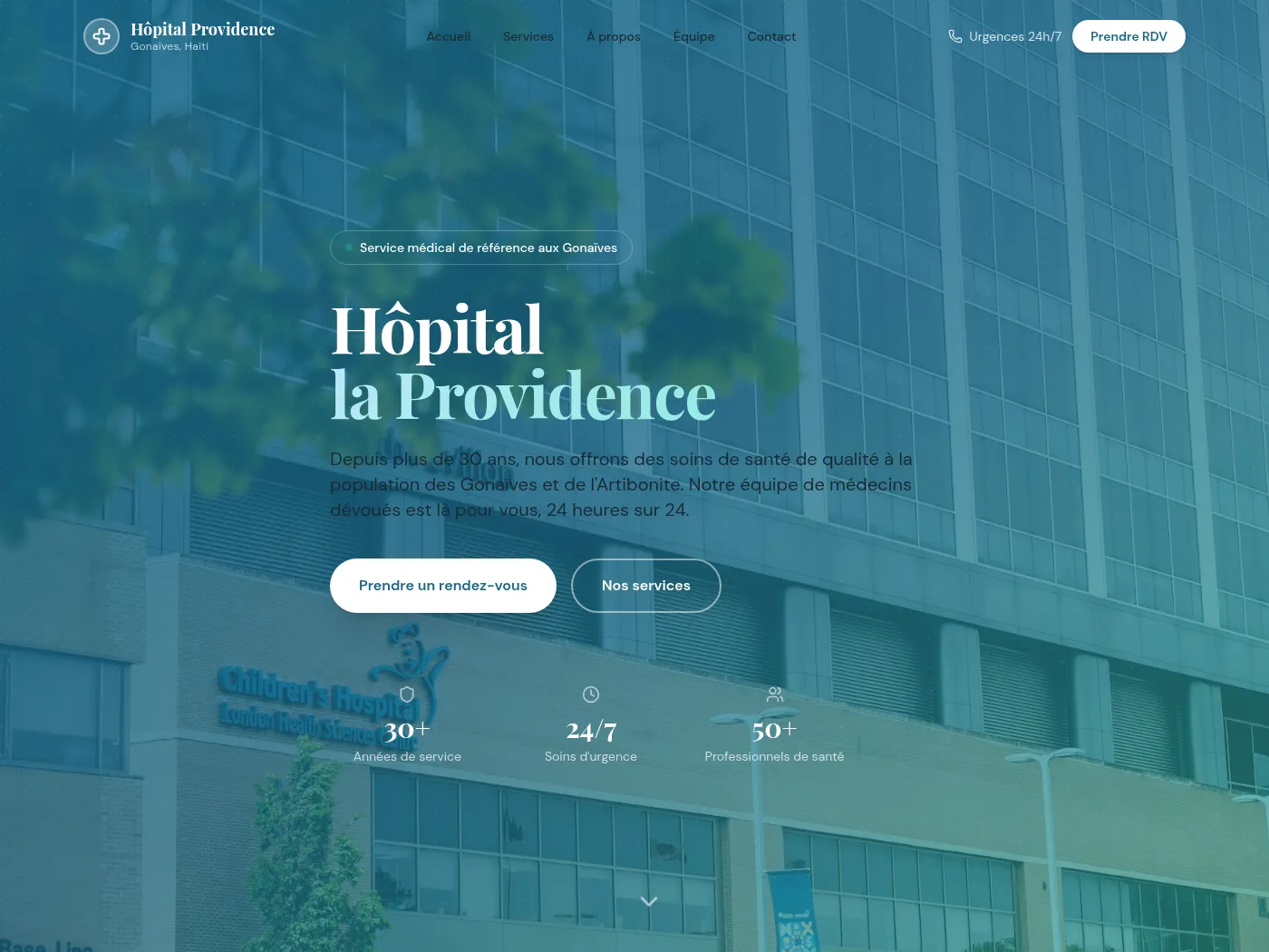 Providence Gonaïves Site