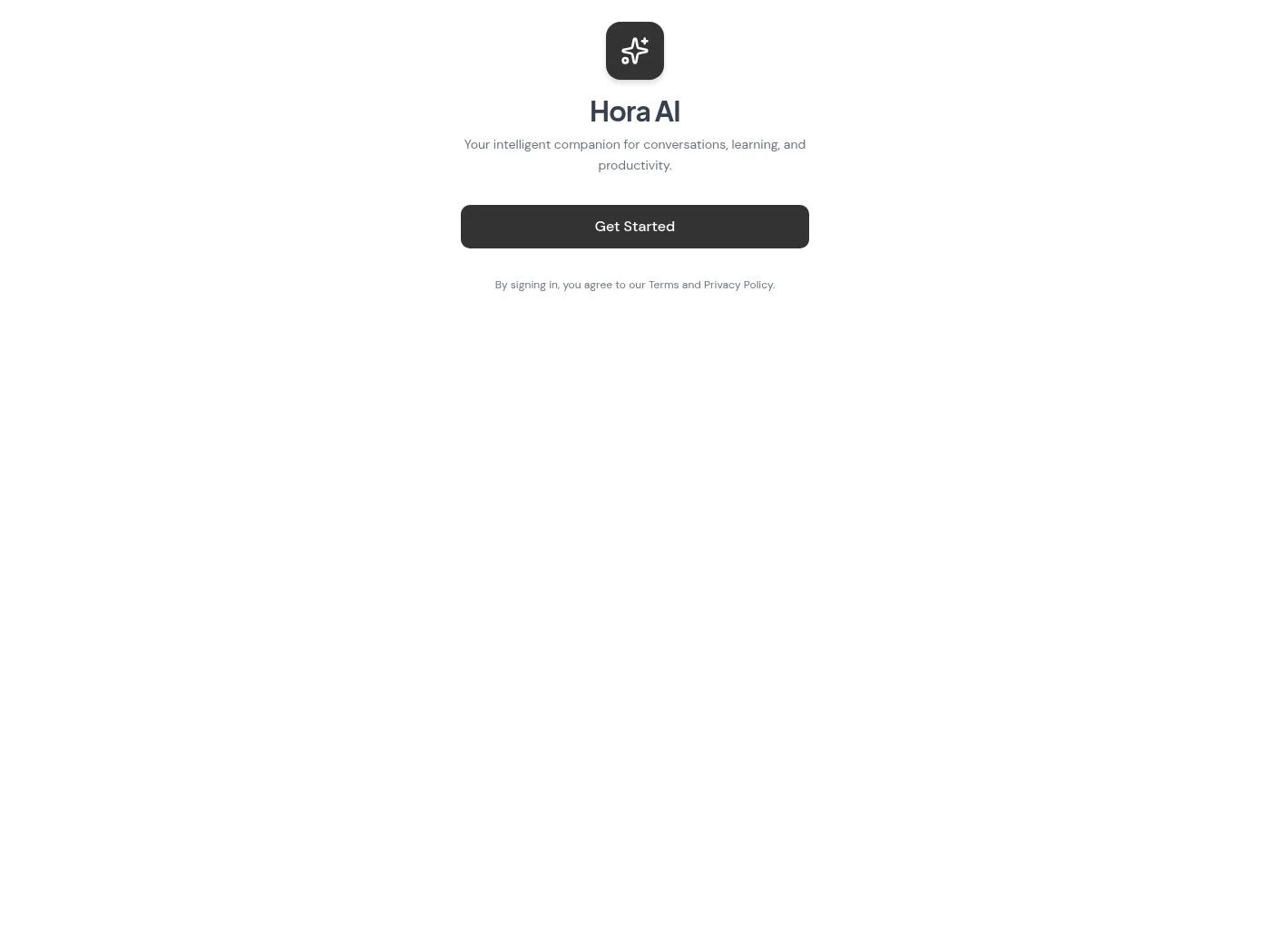 Hora AI Chat App