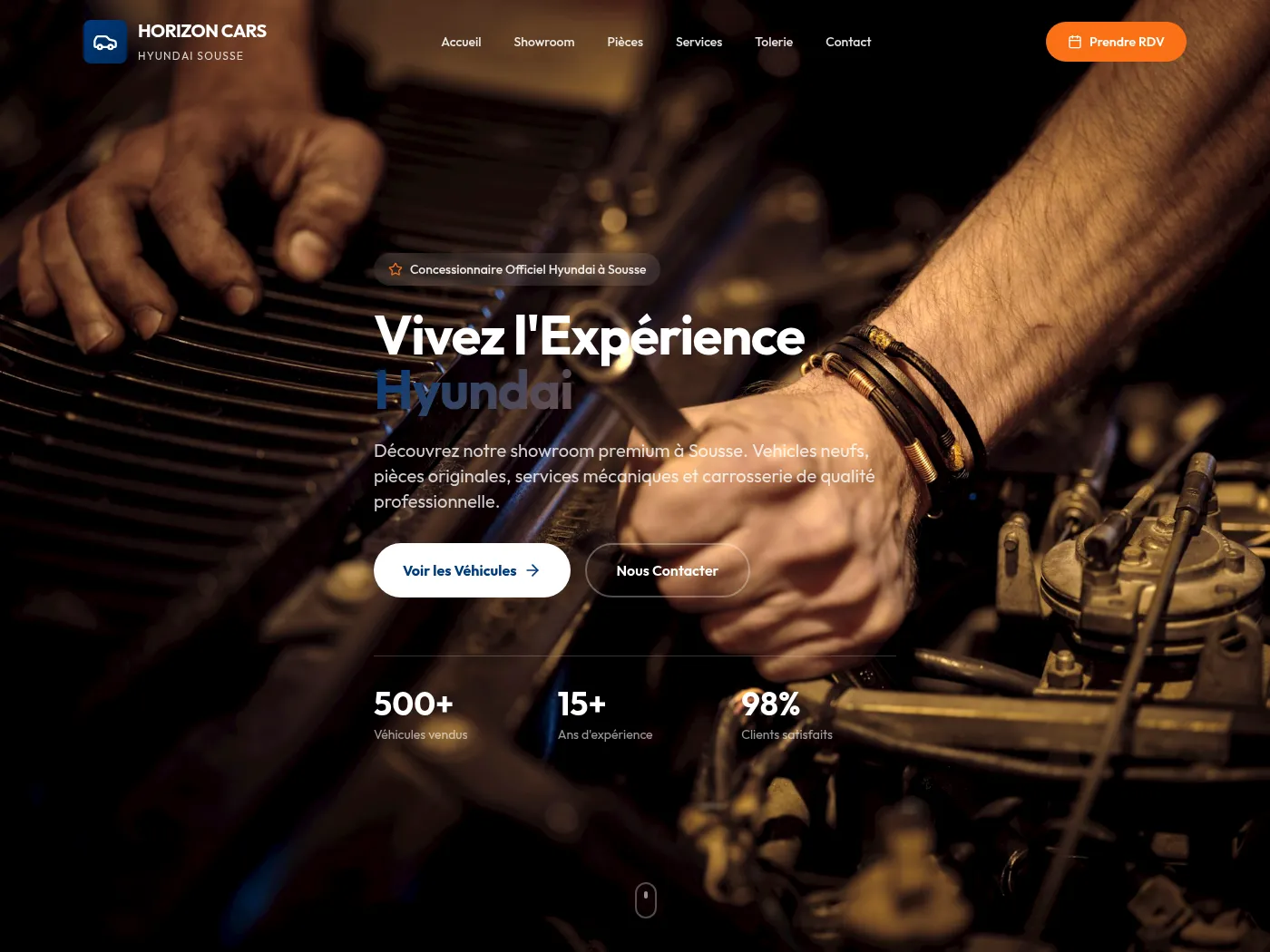 Horizon Cars Web Portal