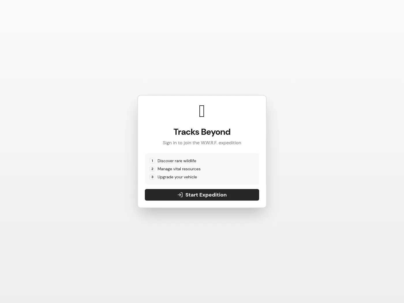 Tracks Beyond: Roguelike Safari