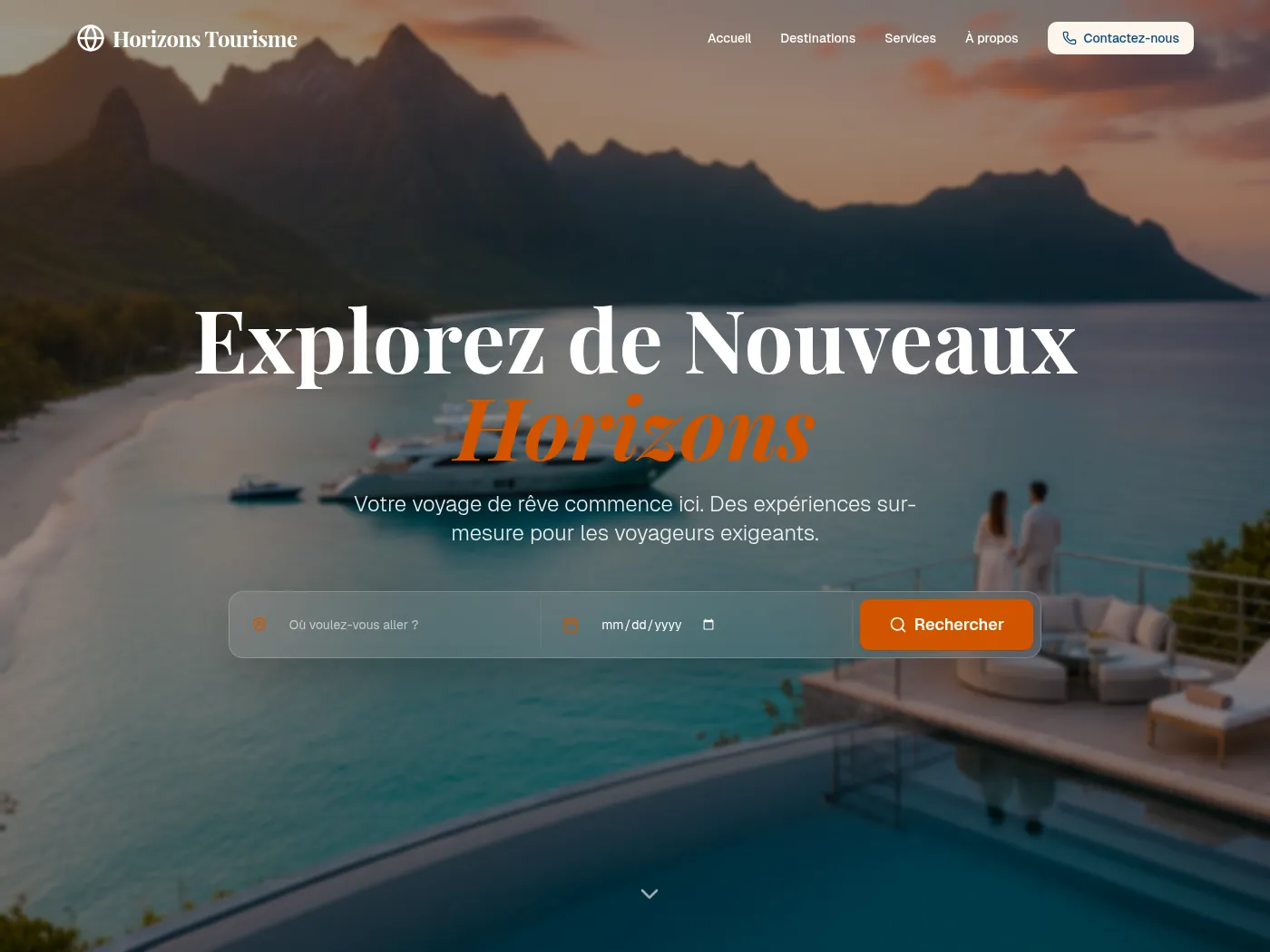 Horizons Tourisme Web