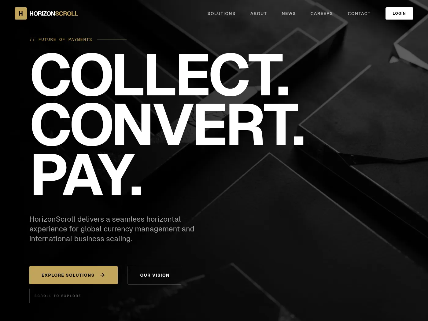 HorizonScroll Web Experience