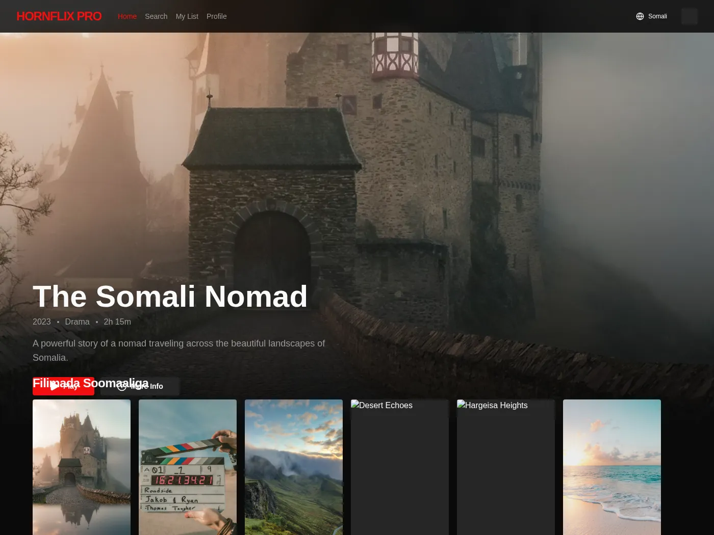 Hornflix Pro PWA