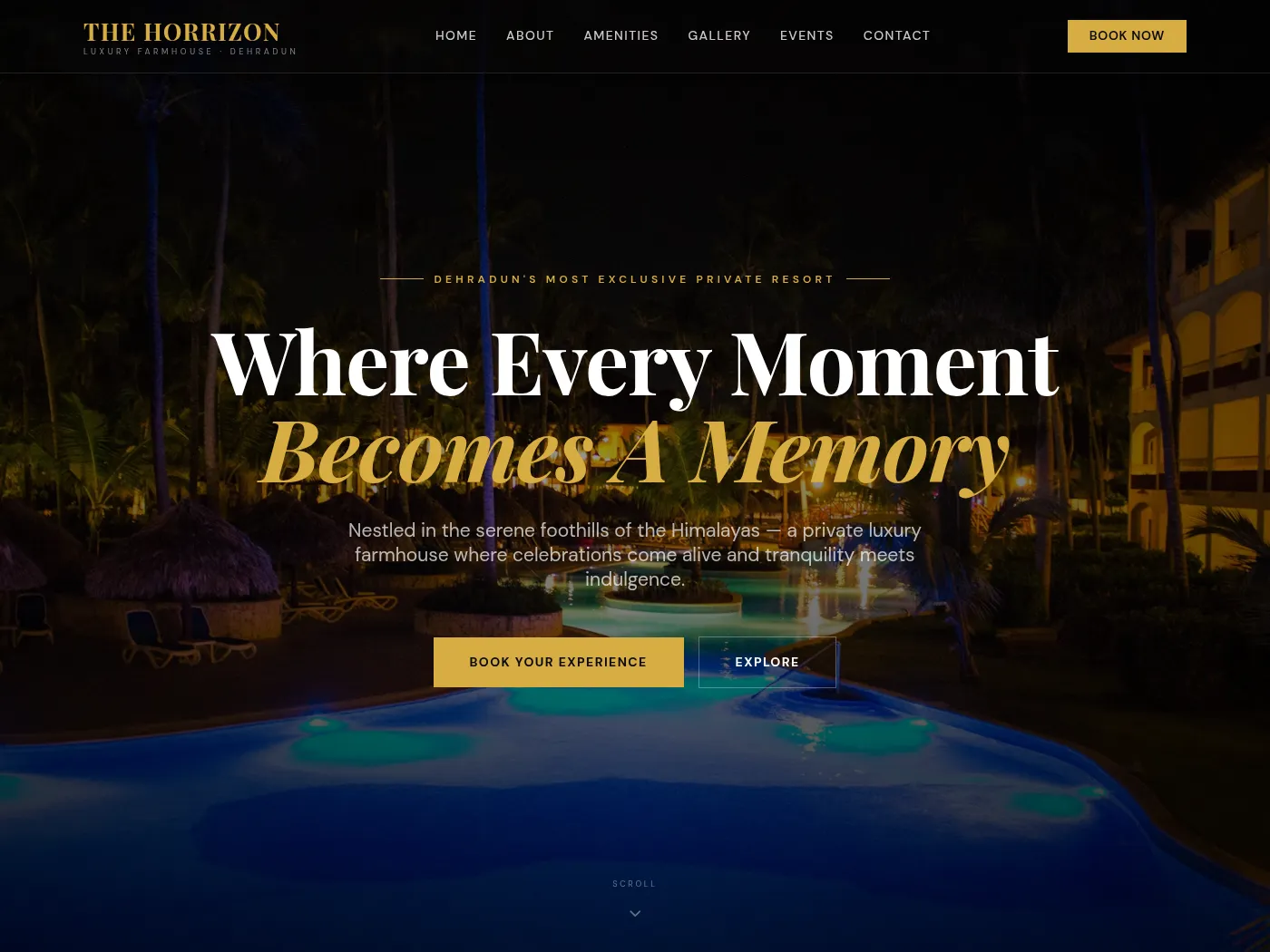 Horrizon Luxury Resort Site