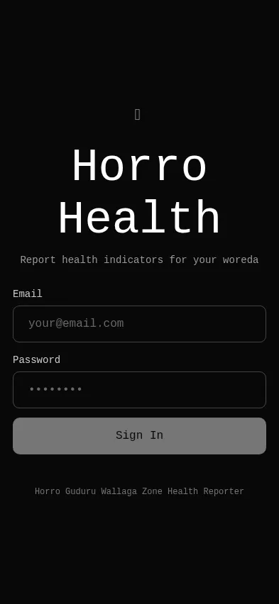 Horro Health Reporter