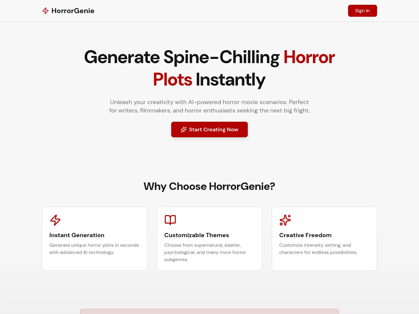 HorrorGenie