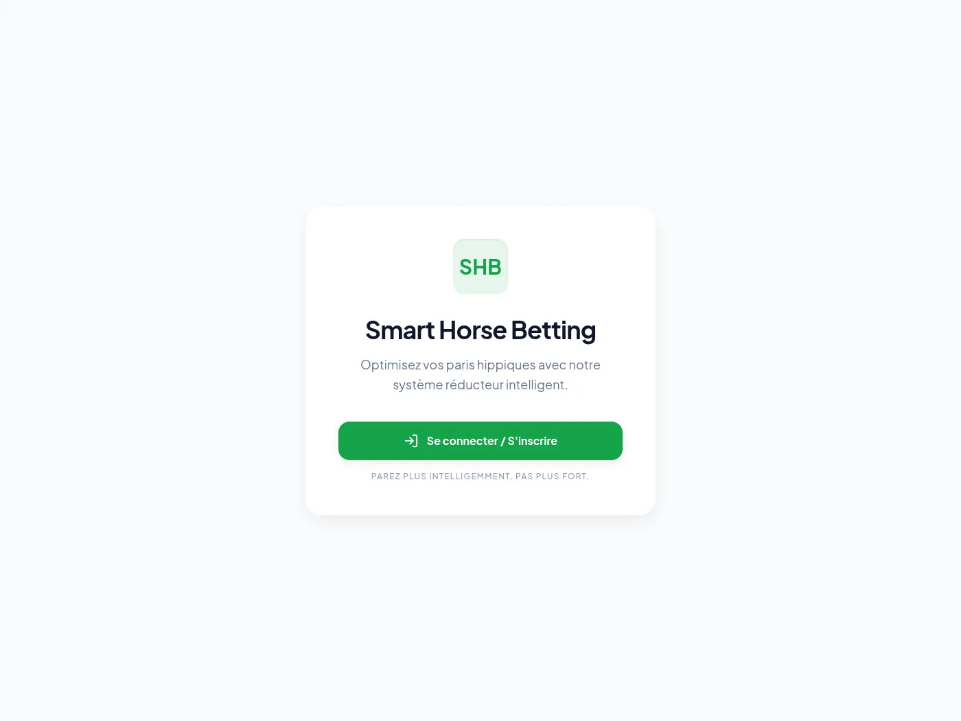Smart Horse Betting