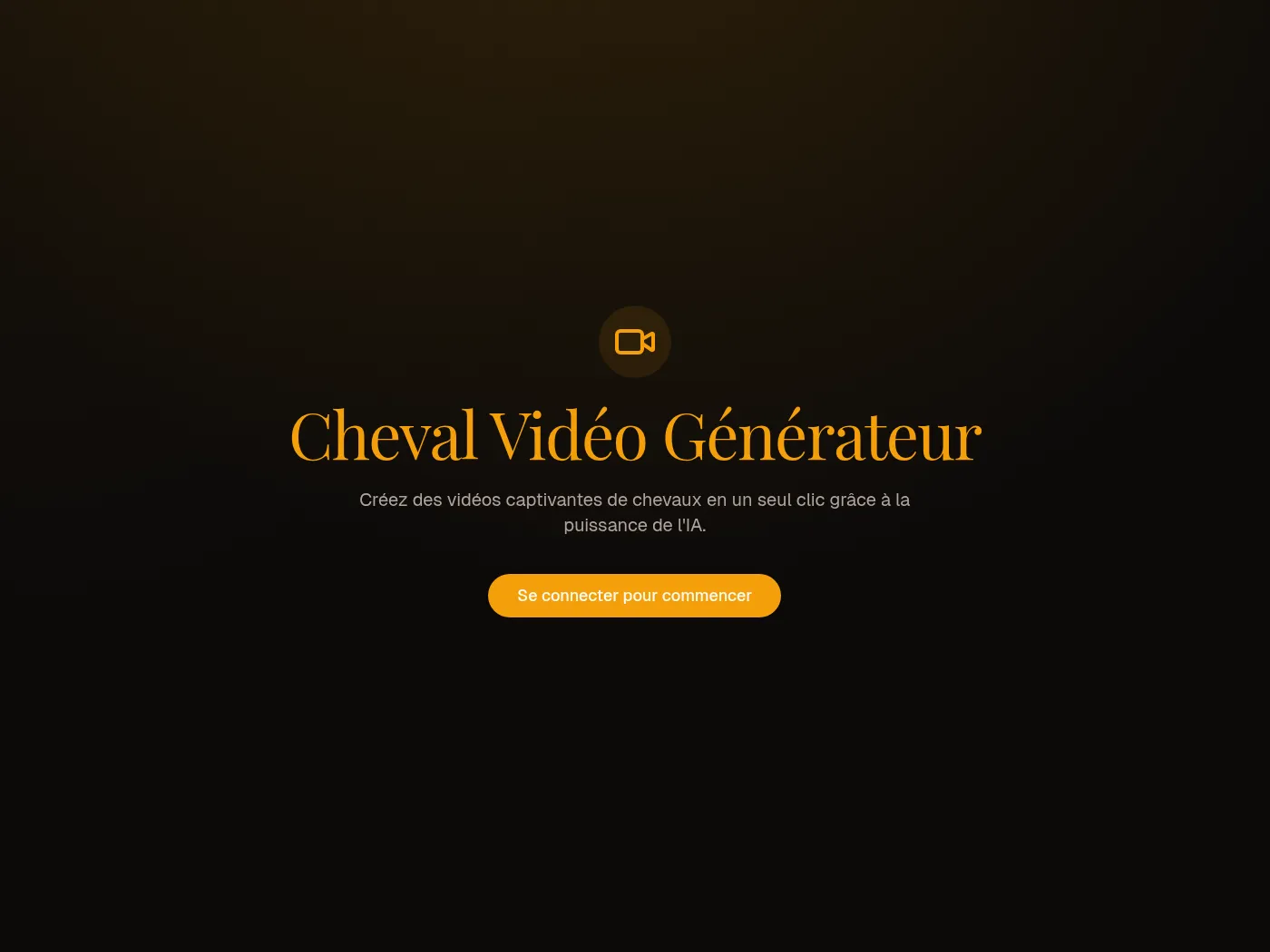 Cheval Vidéo Générateur