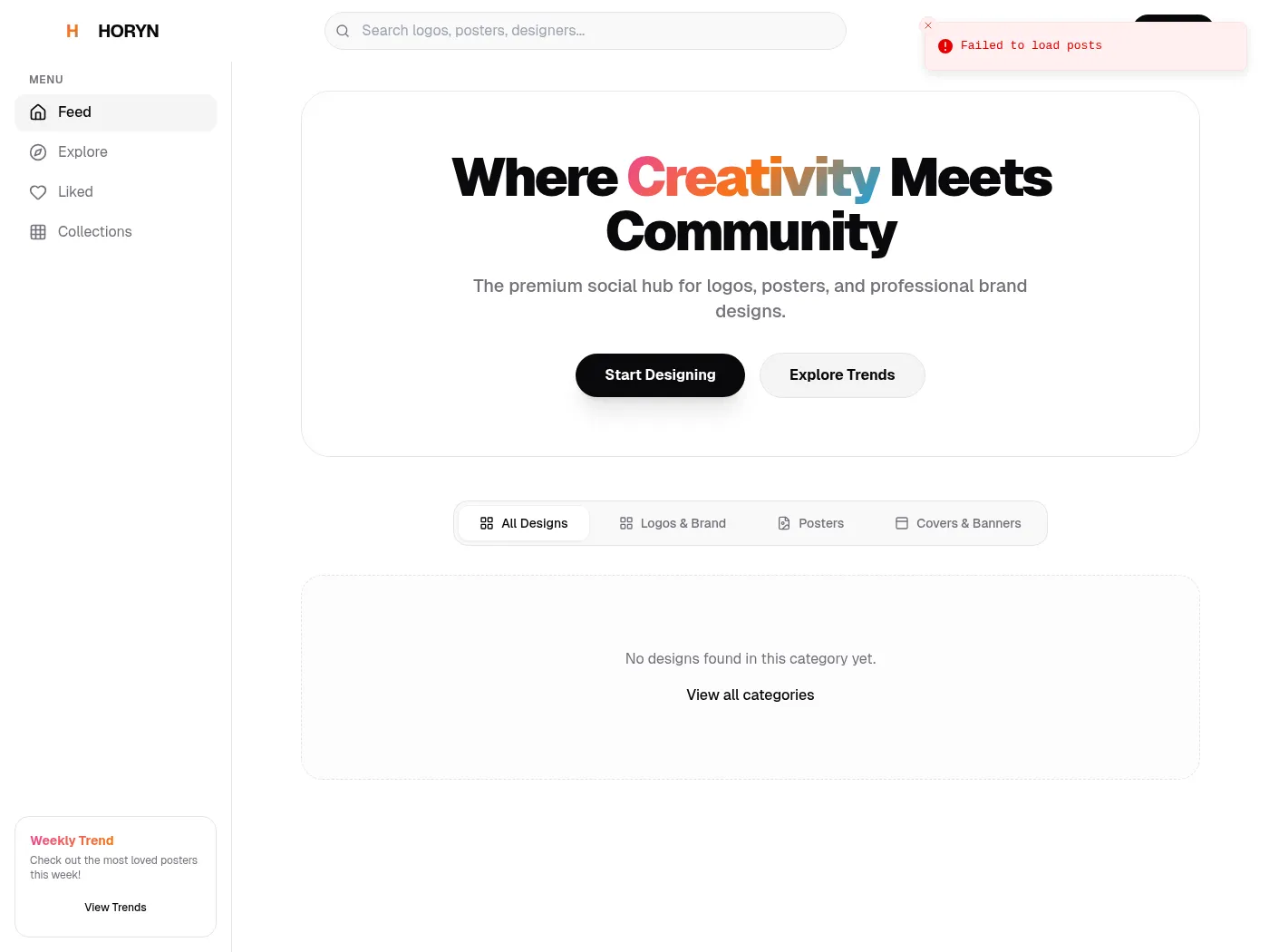 HORYN Design Social Hub