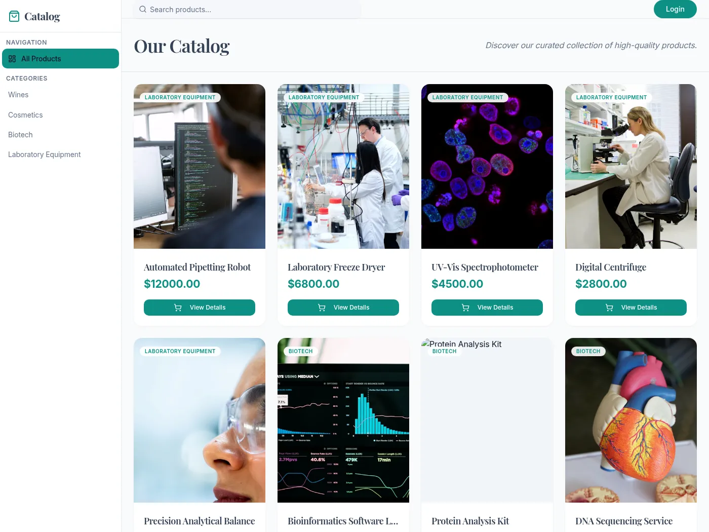 Hosbiotech Product Catalog
