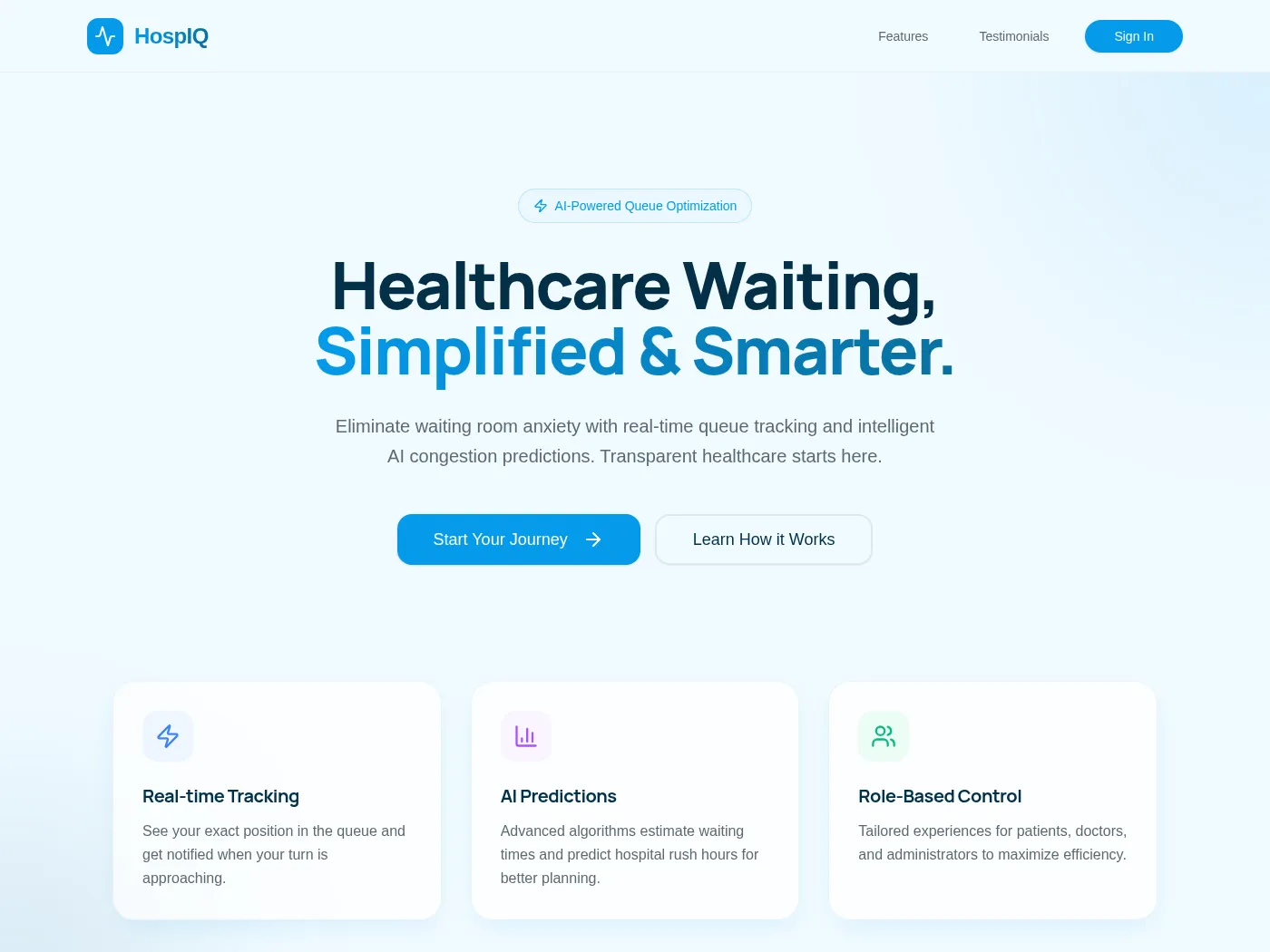 HospIQ Queue Optimizer
