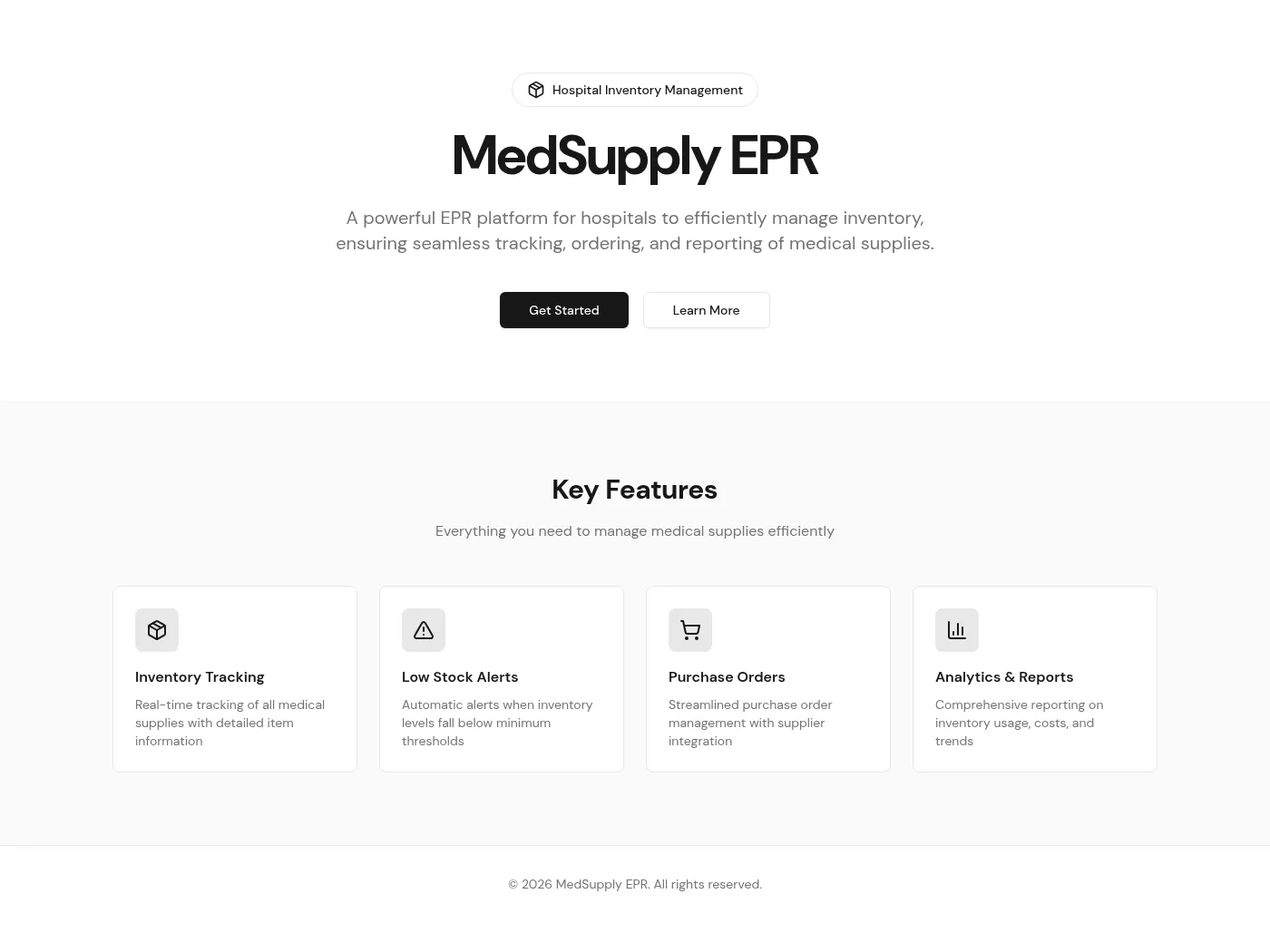 MedSupply EPR