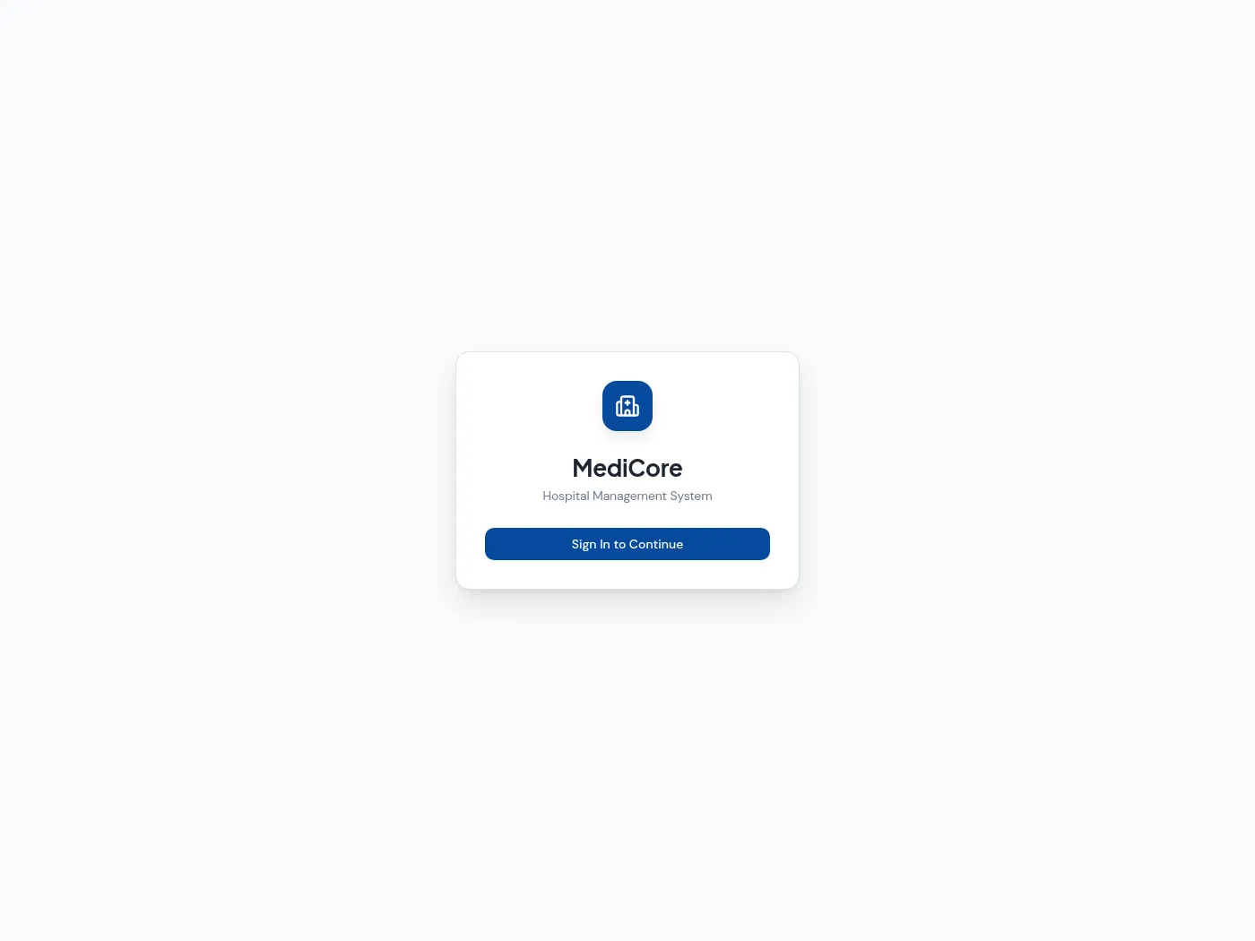 MediCore System