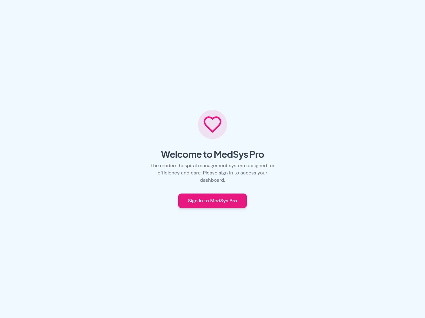 MedSys Pro