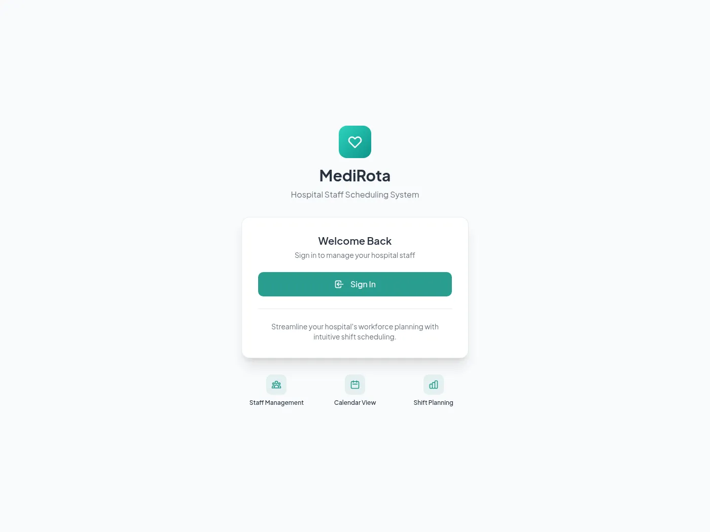 Hospital Rota System