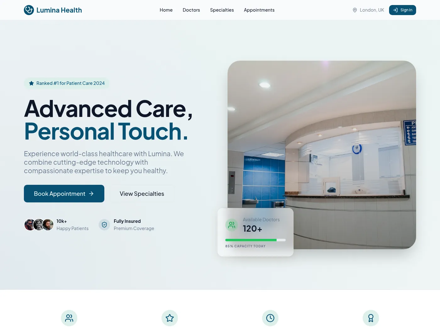 Hospital Website Portal