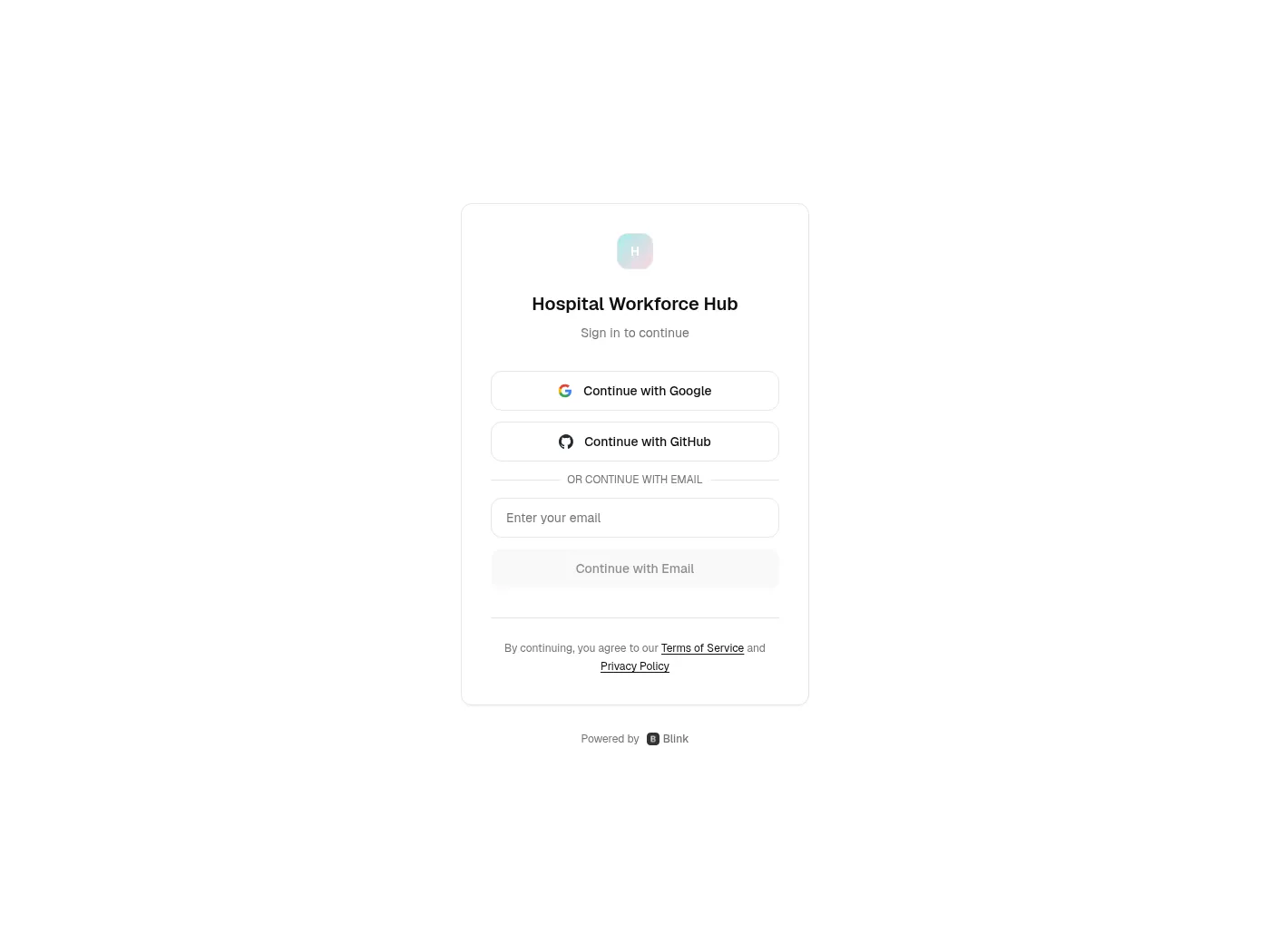 Hospital Workforce Hub