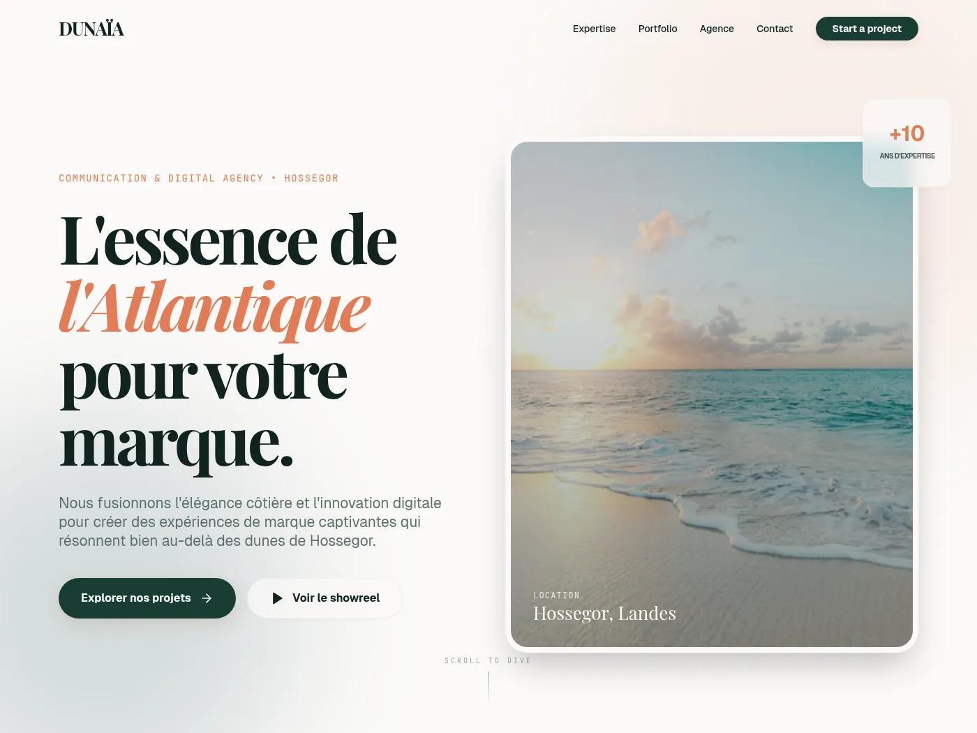 Hossegor Agency Site