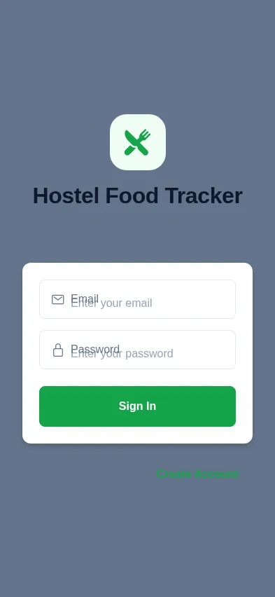 Hostel Food Tracker