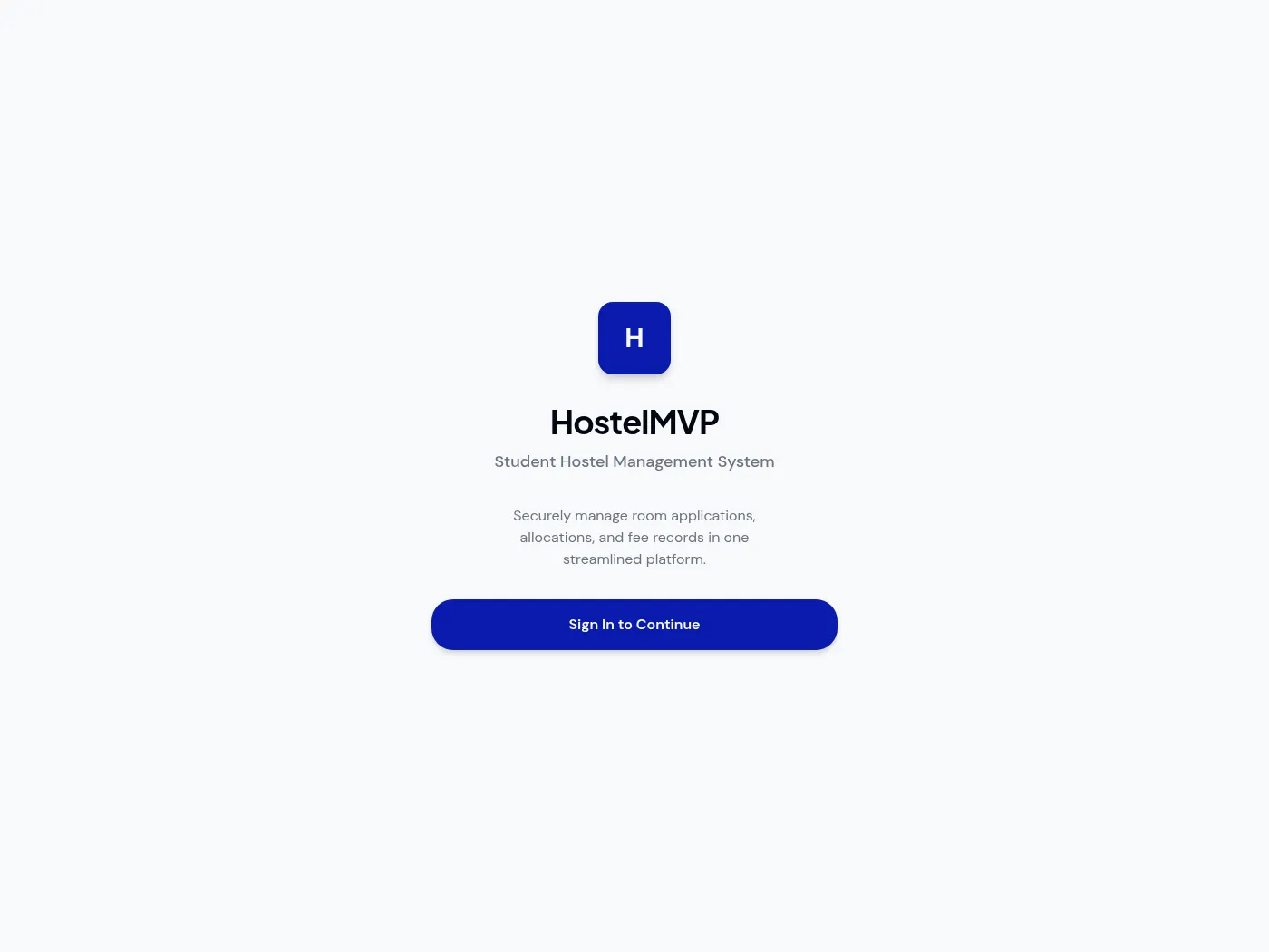 HostelMVP