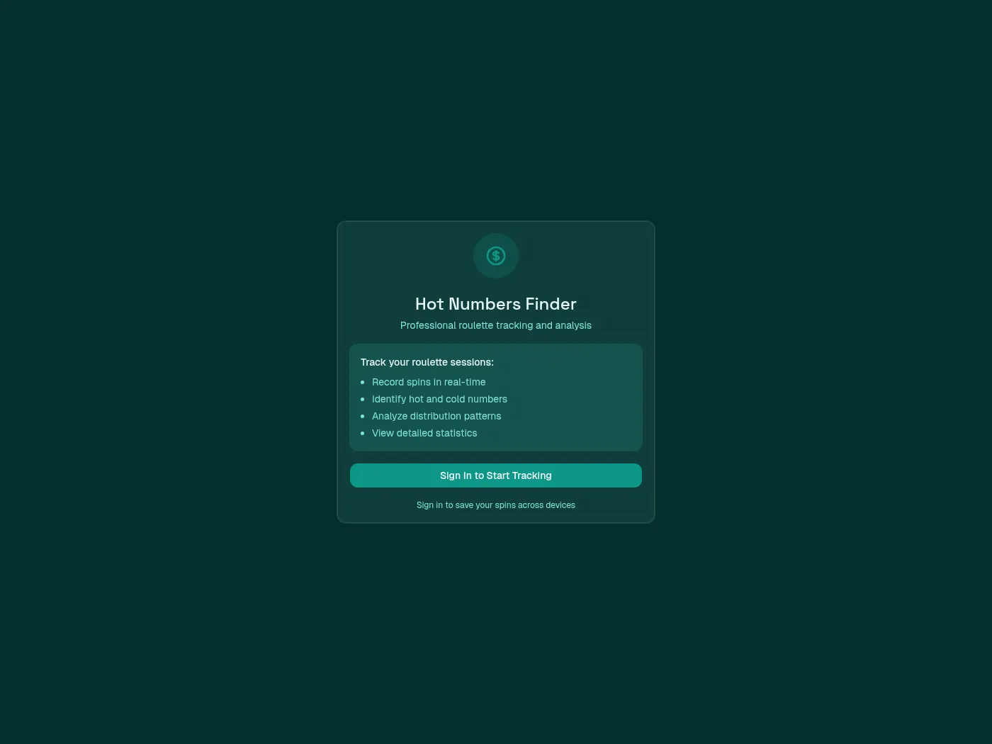 Hot Numbers Finder