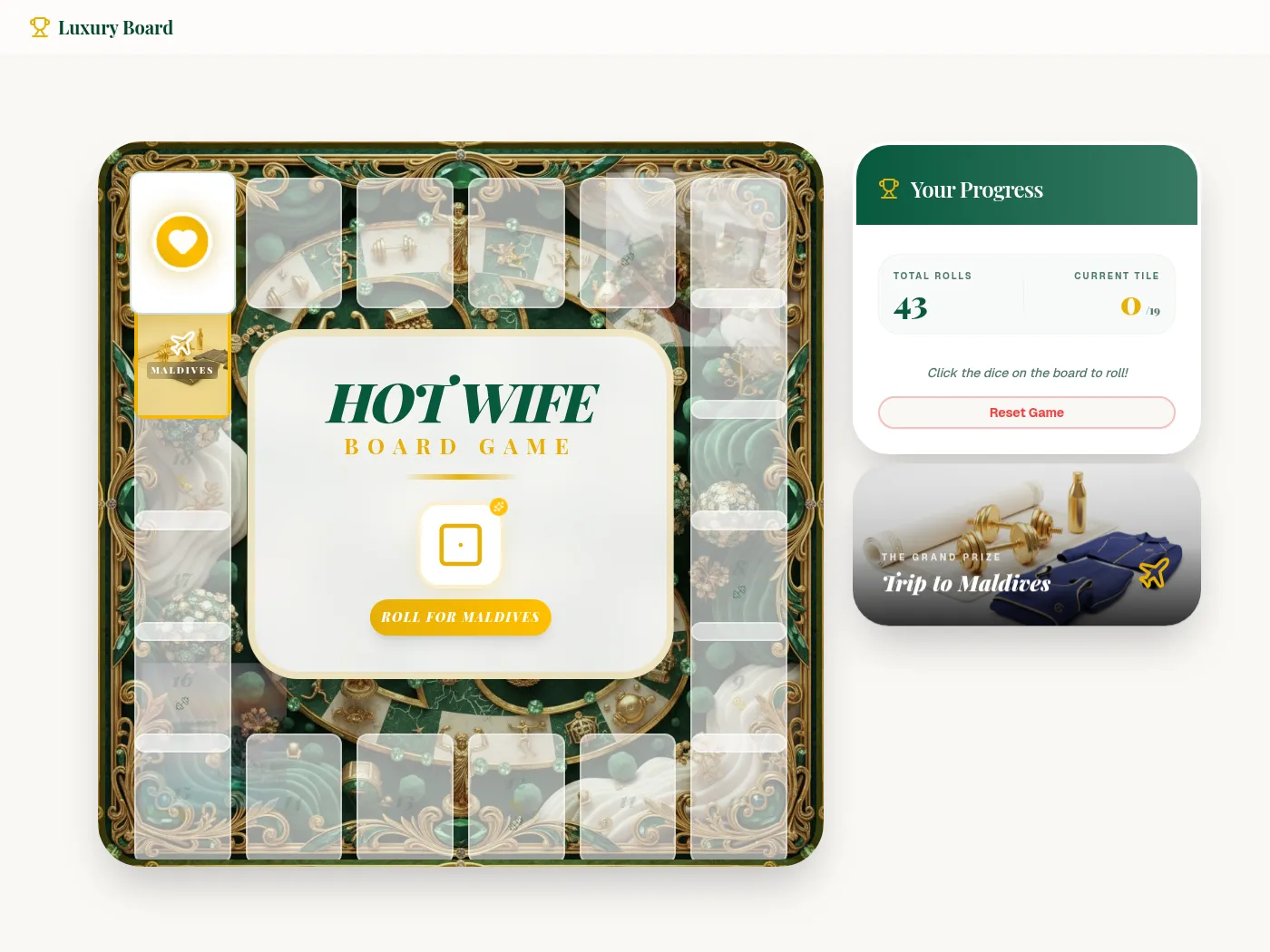 Hot Wife Boardgame