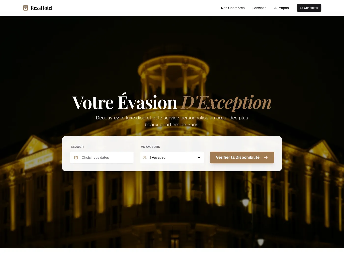 ResaHotel Web