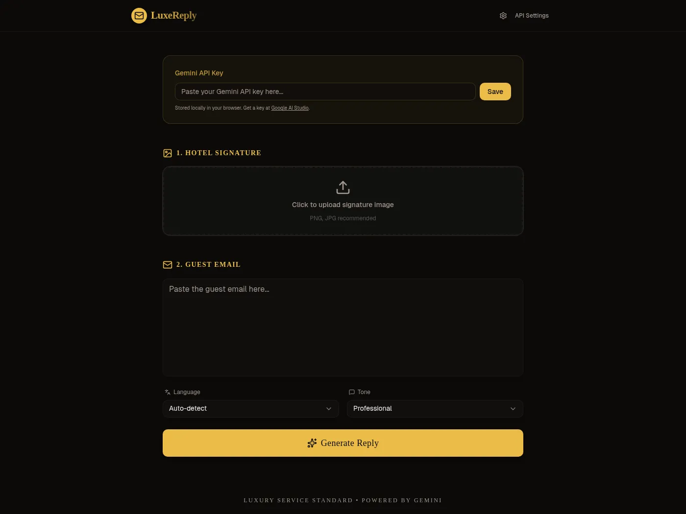 Luxury Hotel Email Assistant