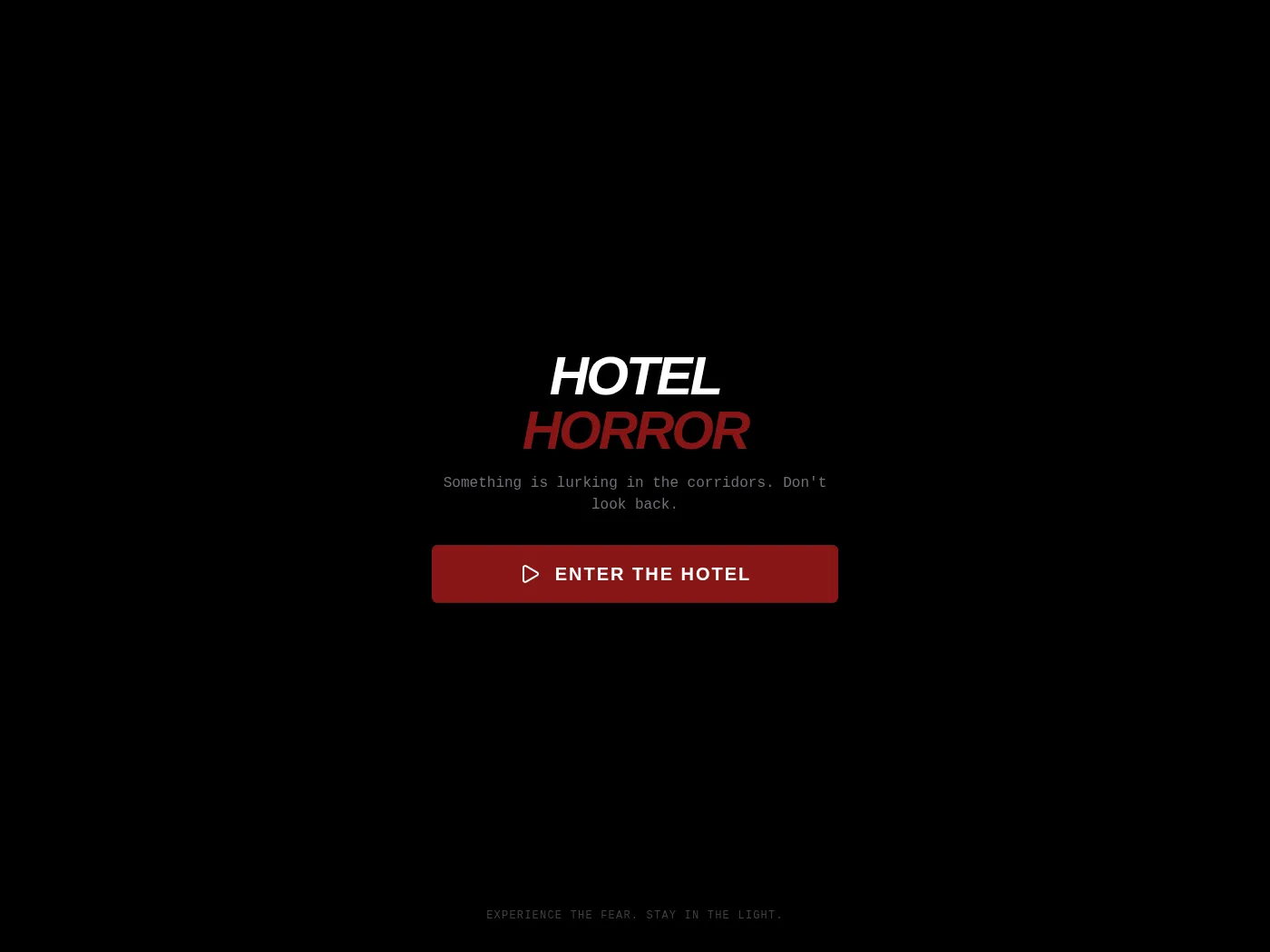Hotel Horror Game