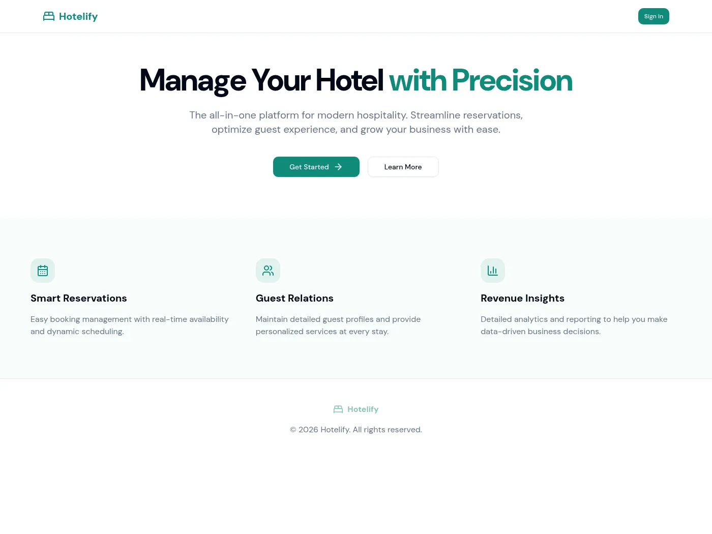 Hotel Management System