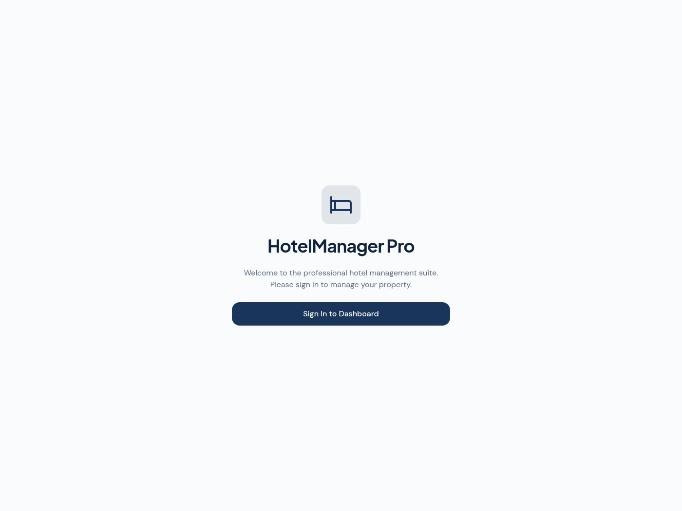 HotelManager Pro