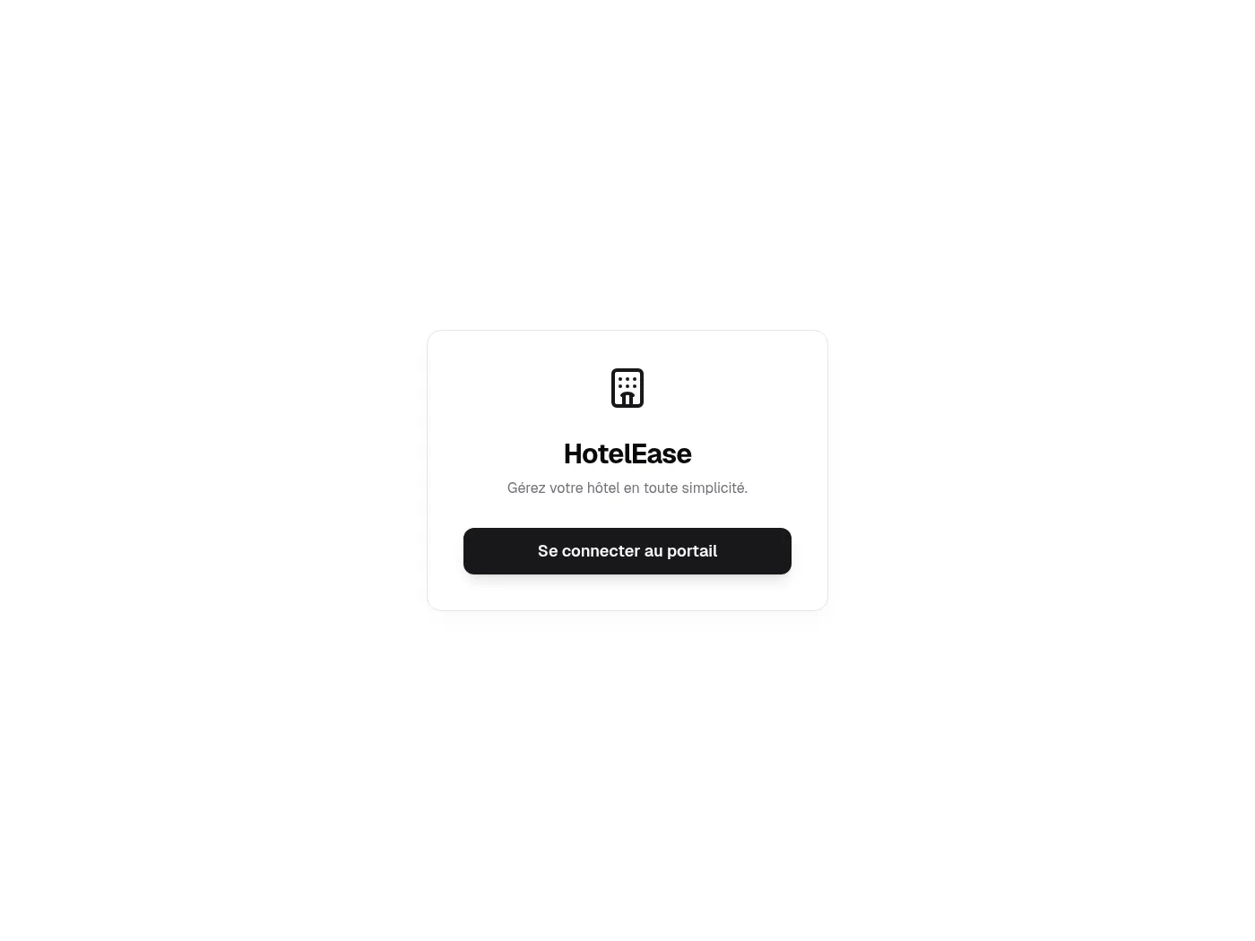 HotelEase Manager