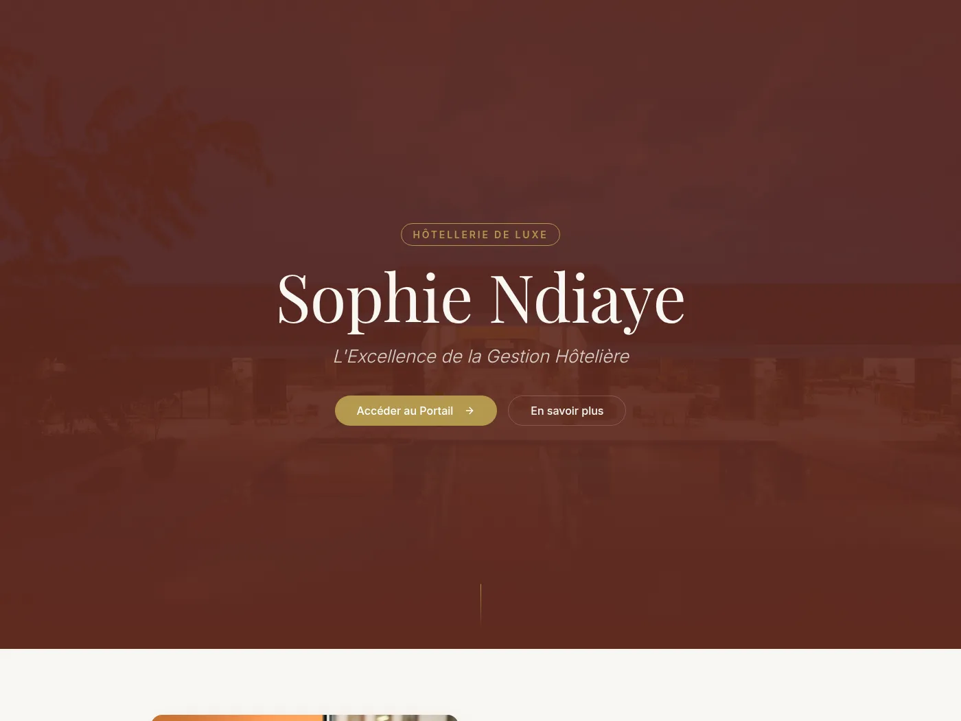 Sophie Ndiaye Hotel Portal