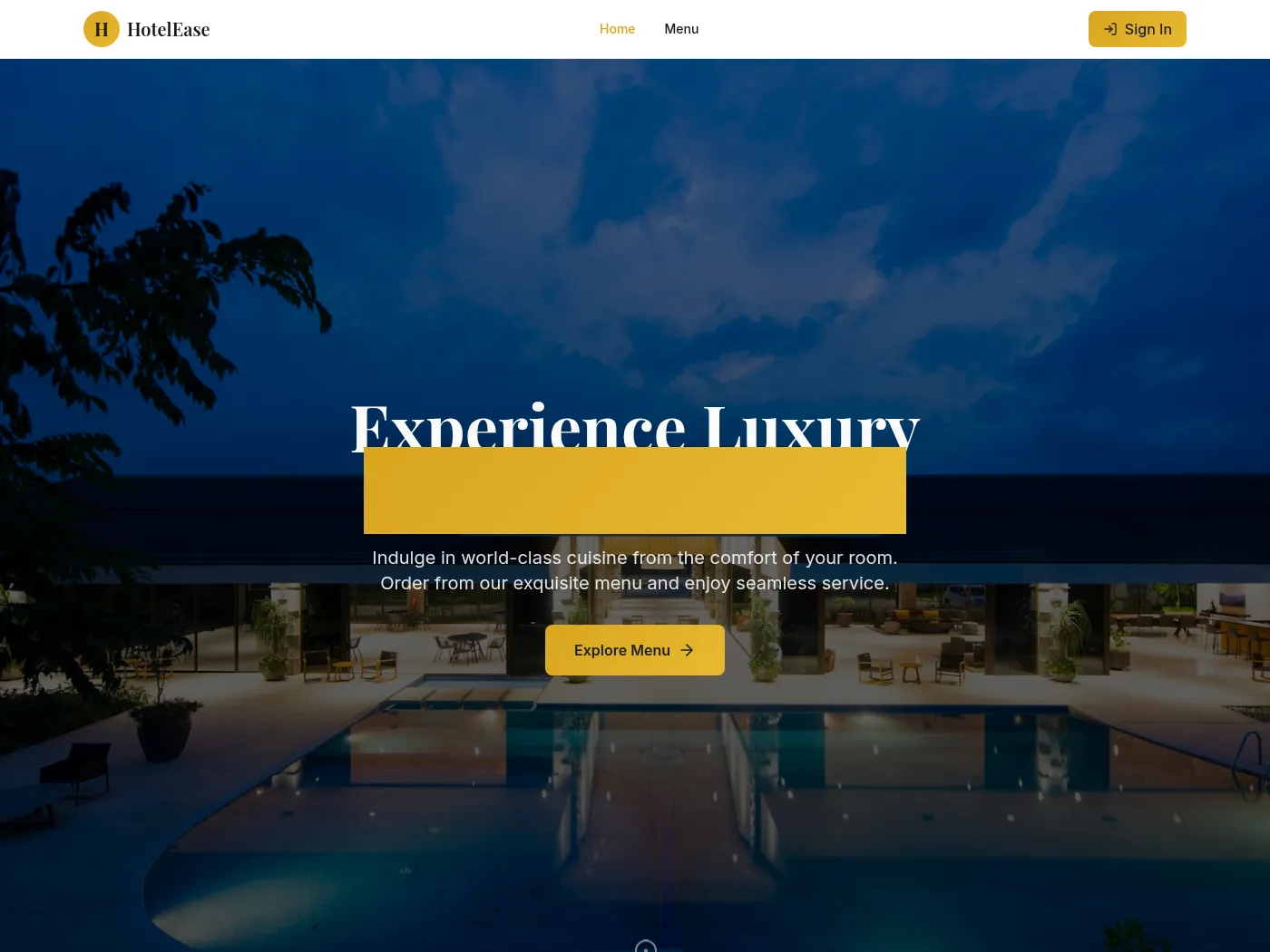 HotelEase Web Suite