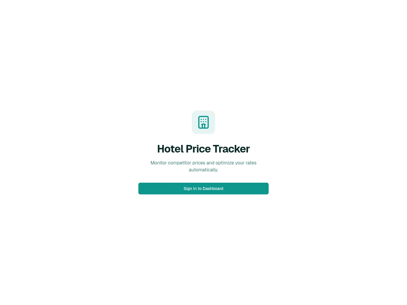 Hotel Price Tracker