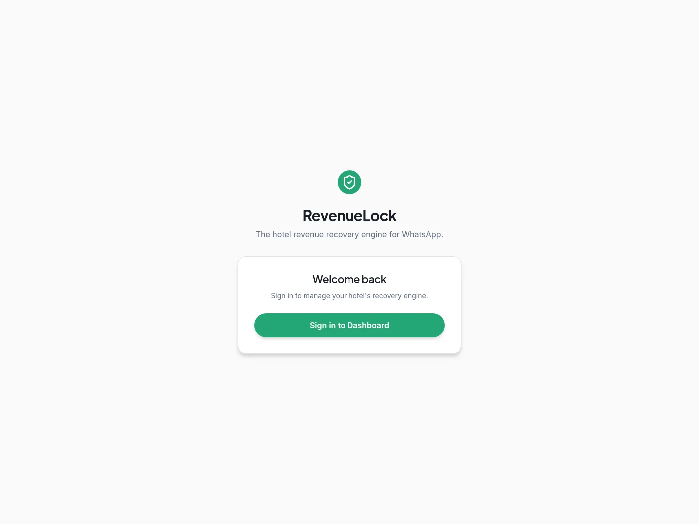 Hotel Revenue Recovery Engine
