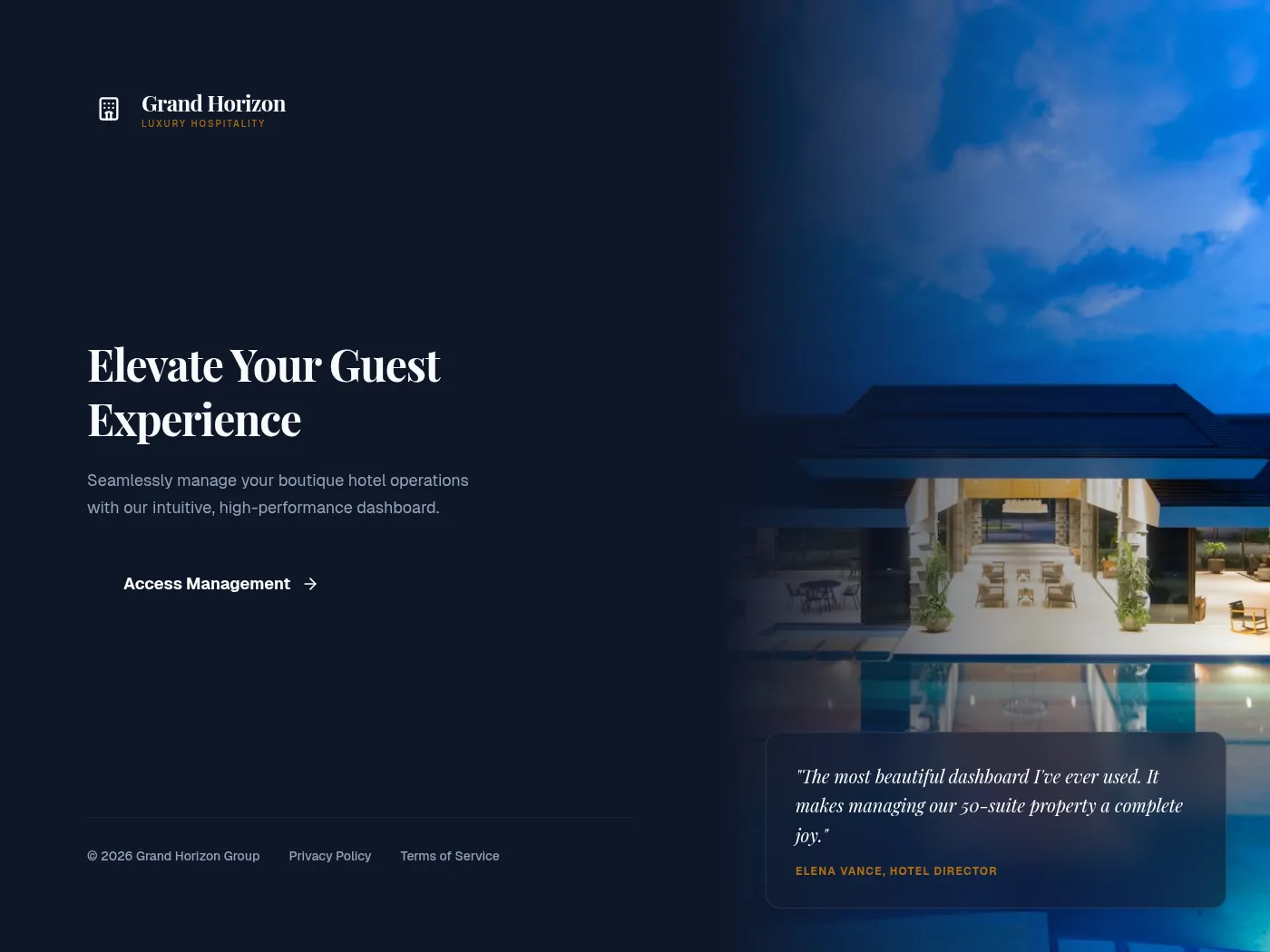 Hotel Rooms Dashboard