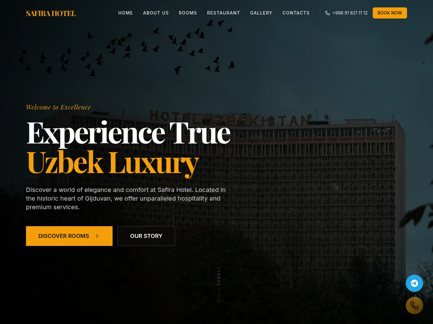 Safira Hotel English Web