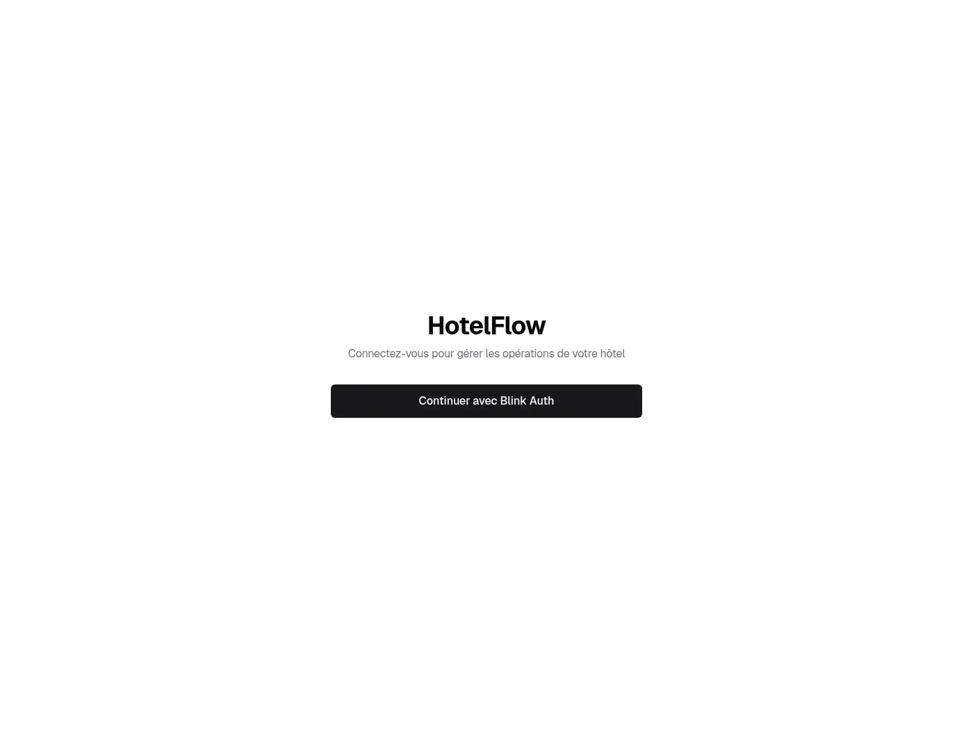 HotelFlow Manager