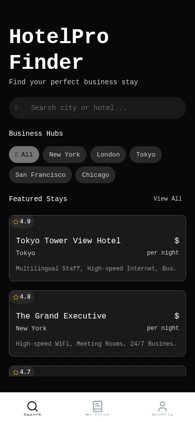 HotelPro Finder