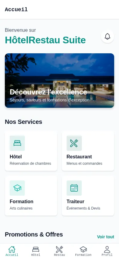HôtelRestau Suite Mobile