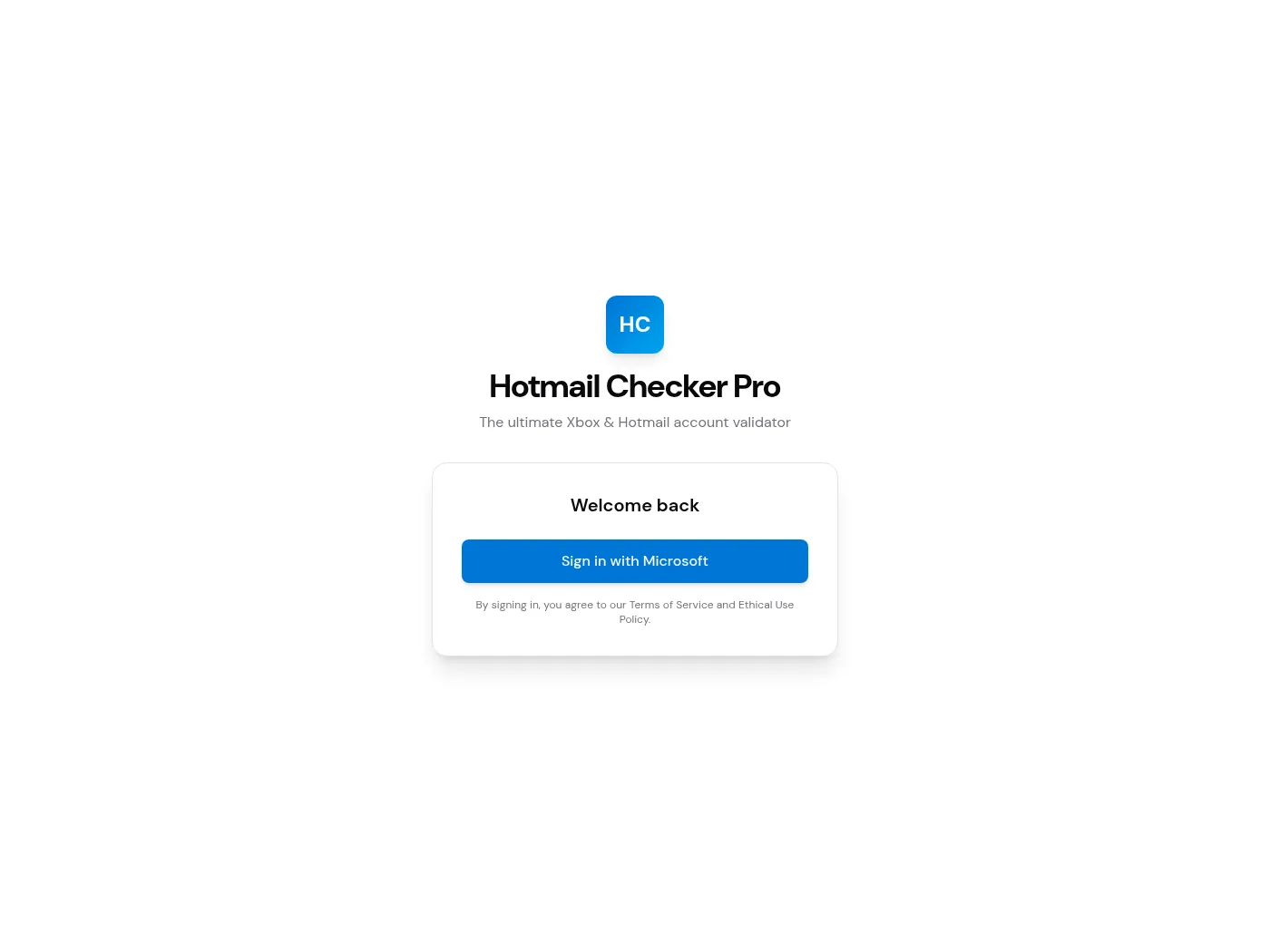 Hotmail Checker Pro