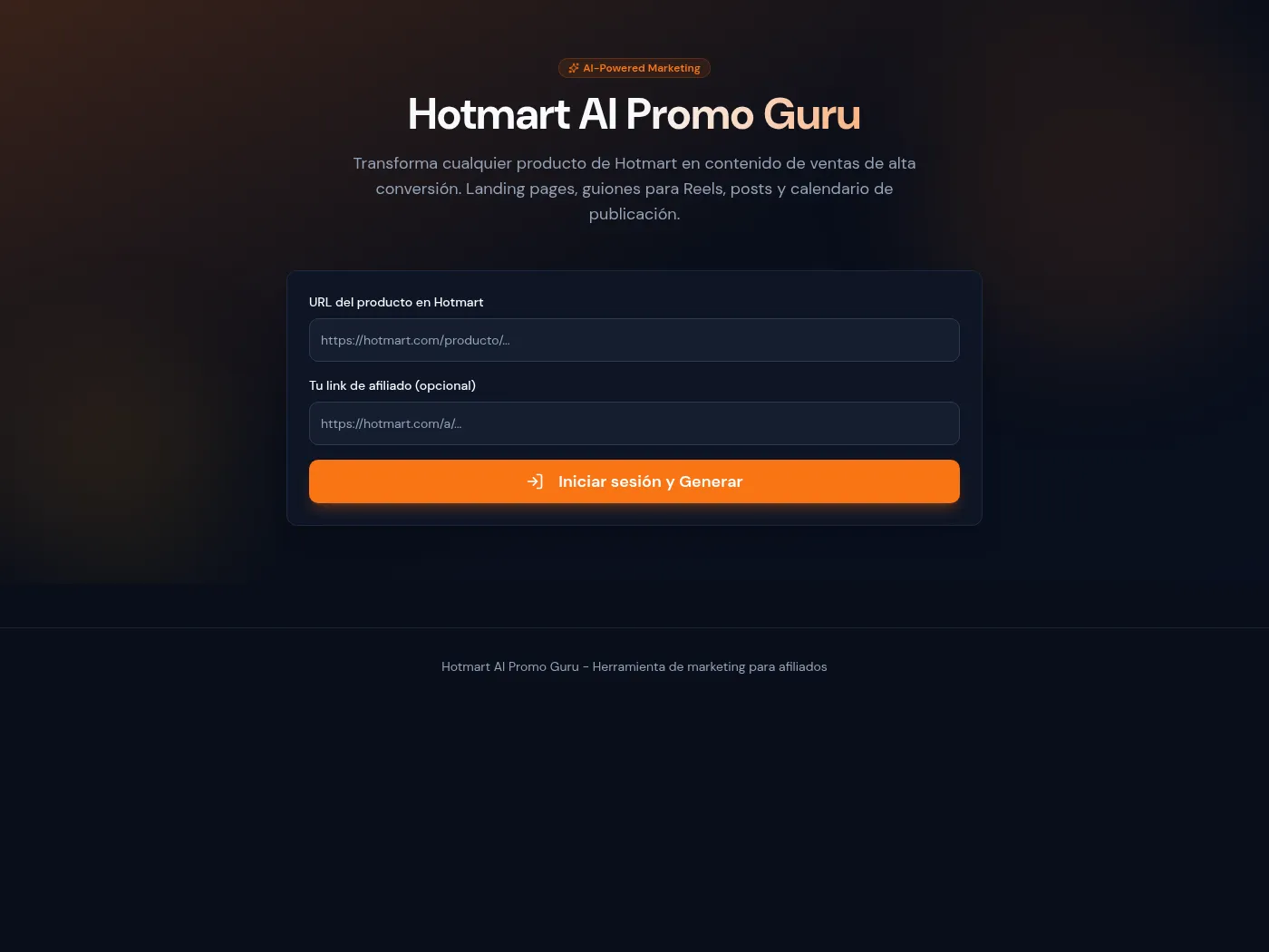 Hotmart AI Promo Guru