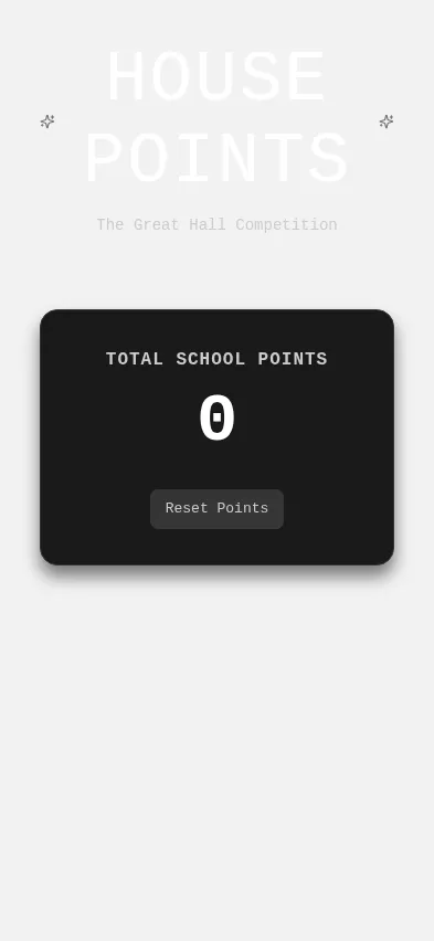 House Points Tracker