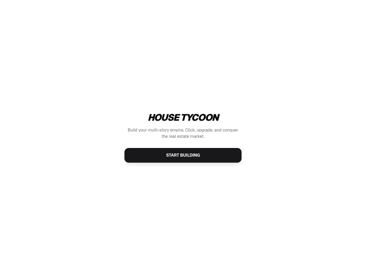 House Tycoon Simulator